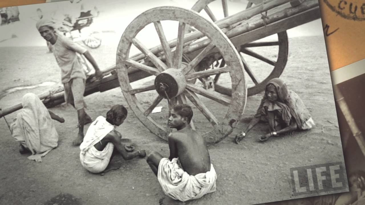 Bengal Famine of 1943 in Pictures - YouTube