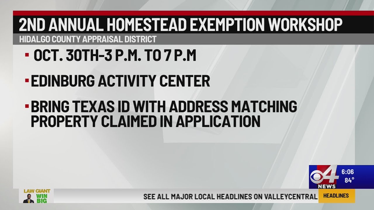 Hidalgo County Appraisal District Homestead – VRIMCA