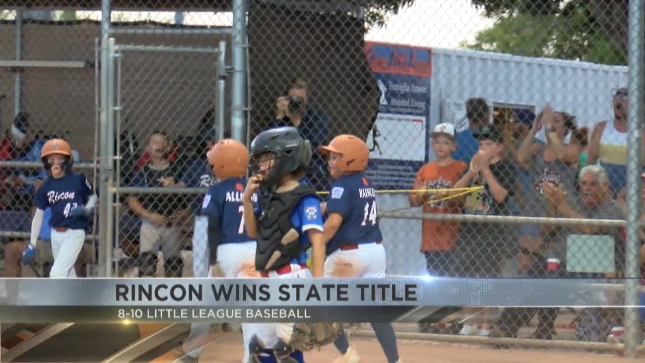 Little League: Rincon 8-10 Baseball wins state title, other scores ...