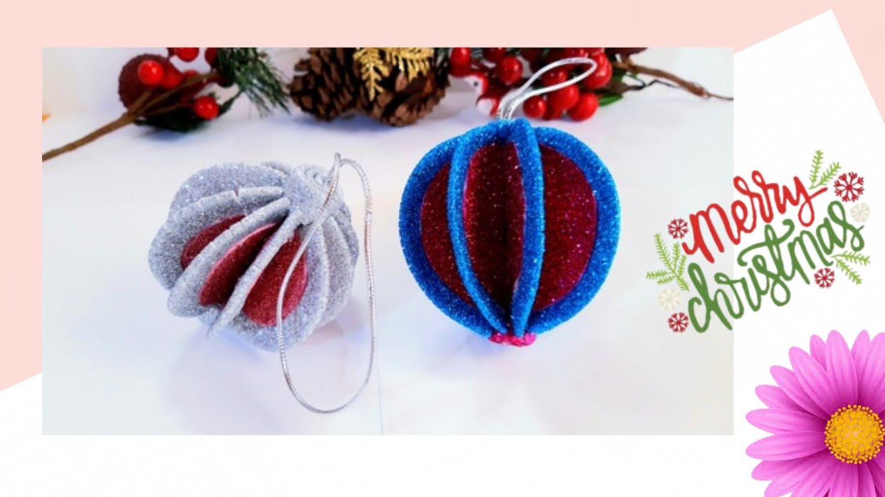Easy Christmas Ornaments DIY: How to Make a DIY Christmas Ball ...