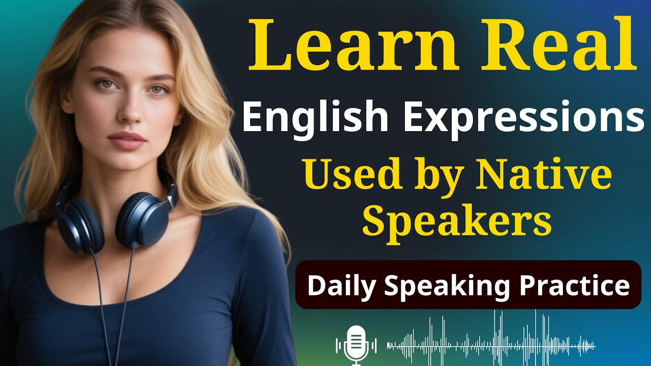 Learn Real English Expressions Used by Native Speakers | Daily Speaking ...