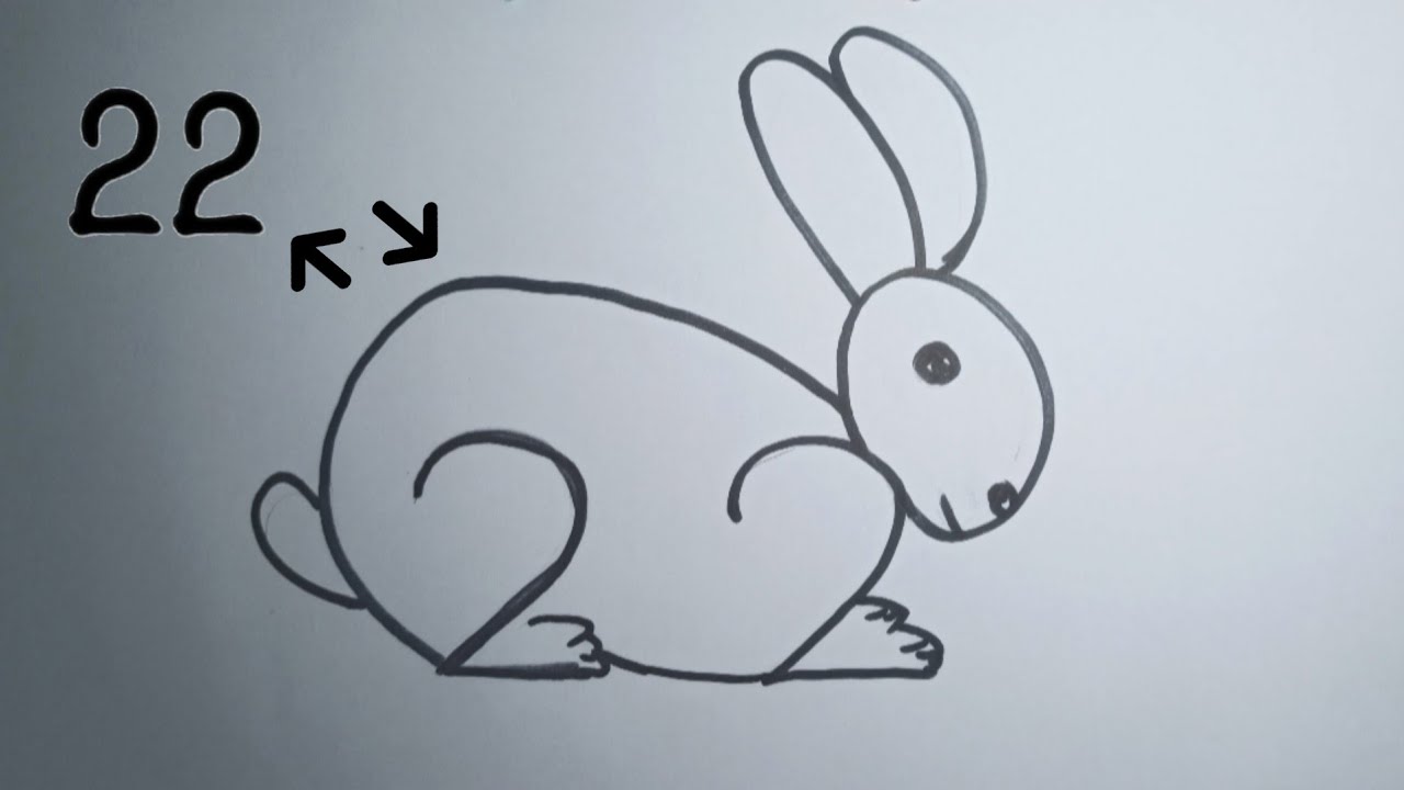 Rebit drawing | step by step | #rabbit - YouTube