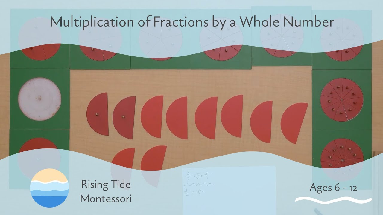 Multiplication of Fractions by a Whole Number - YouTube
