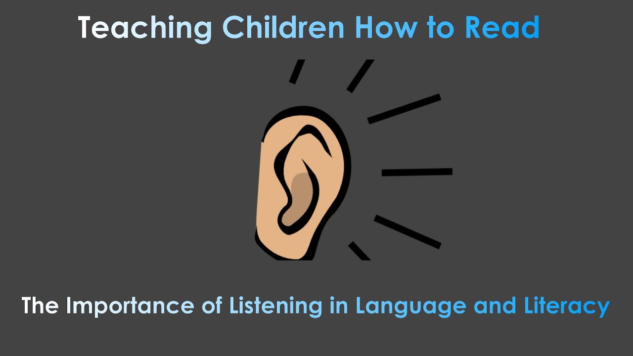 How to Teach Your Child to Read: The Importance of Listening in ...