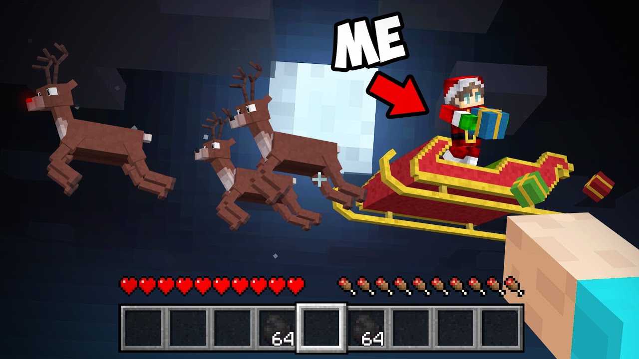 Playing Minecraft as SANTA! - YouTube