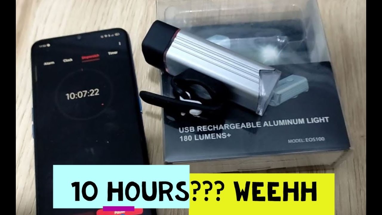 MACHFALLY LED LIGHT 180L, 2 TO 10 HOURS??? SUBUKAN NATIN SA DILIM ...