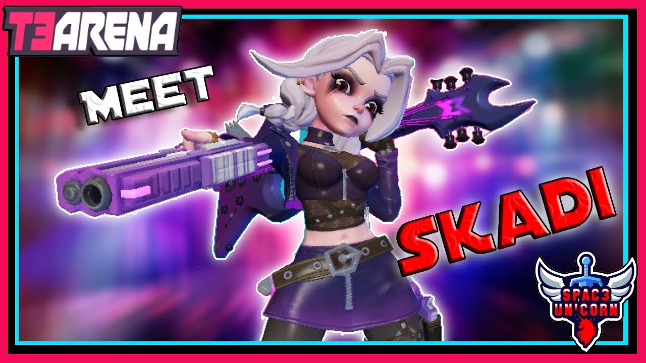 Max Level Skadi, review w/ Gameplay in | T3 Arena - YouTube