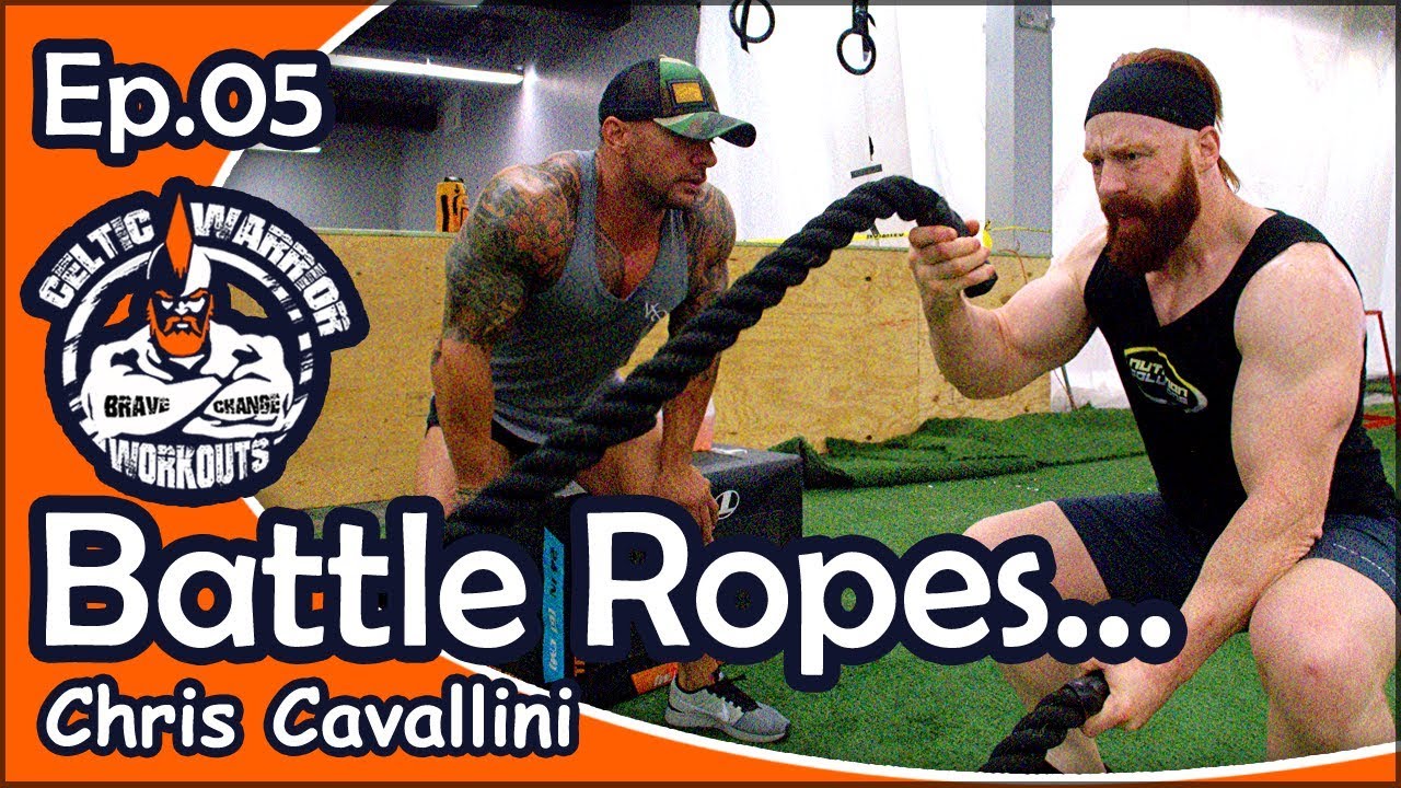 Ep.05 Chris Cavallini Battle Ropes Workout... - YouTube