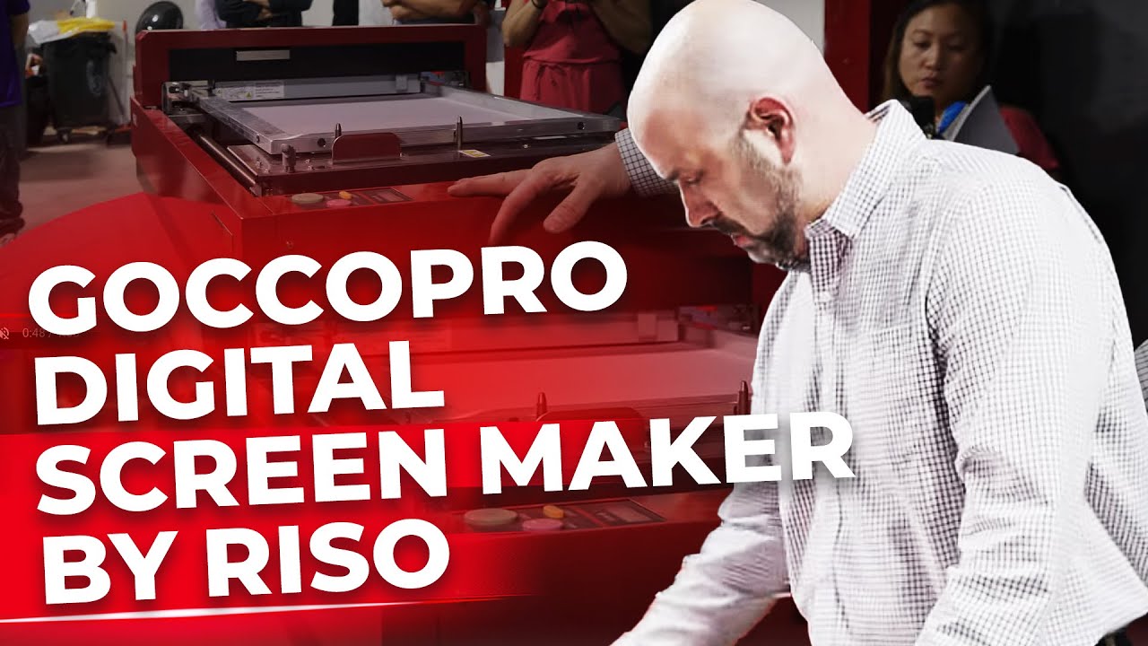 Goccopro Digital Screen Maker by RISO: Reduce Your Screen Printing Prep ...