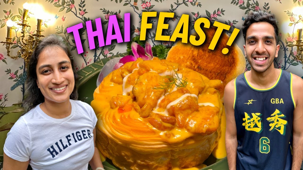 TRYING THE FAMOUS BREAD CURRY BOWL! | THAI FEAST - YouTube