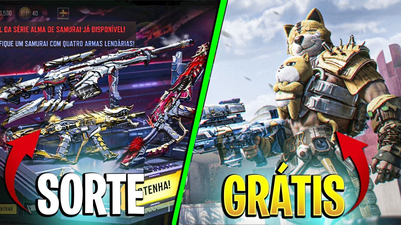 TENTEI A SÉRIE LENDÁRIAS SAMURAI MAS PEGUEI PERSONAGEM GRÁTIS NO COD ...