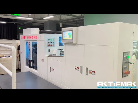 XG1080F Sıcak Varak Yaldız Baskı Makinası / İstanbul'da kurulan ilk makina!