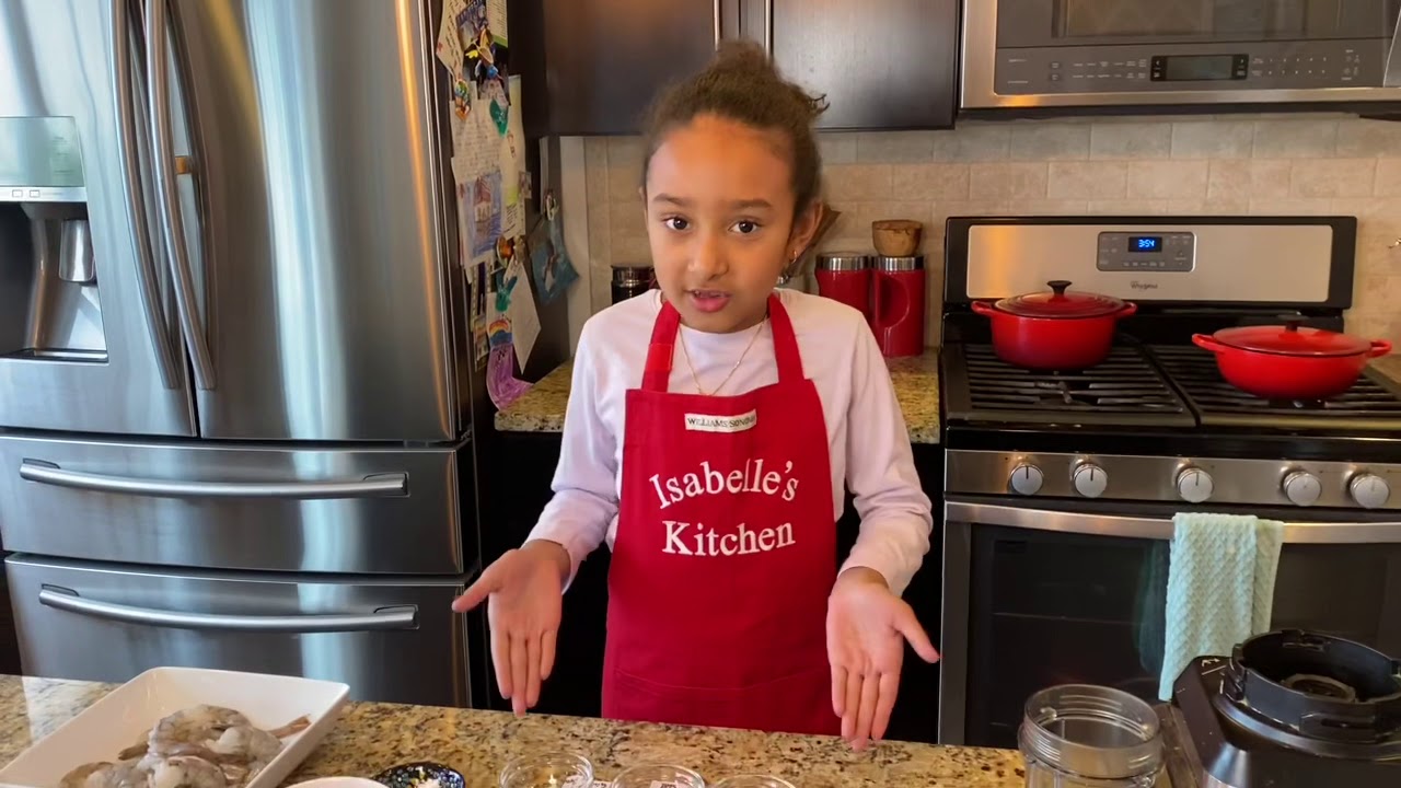 Isabelle is a seafood lover, so she is making coconut shrimp curry ...