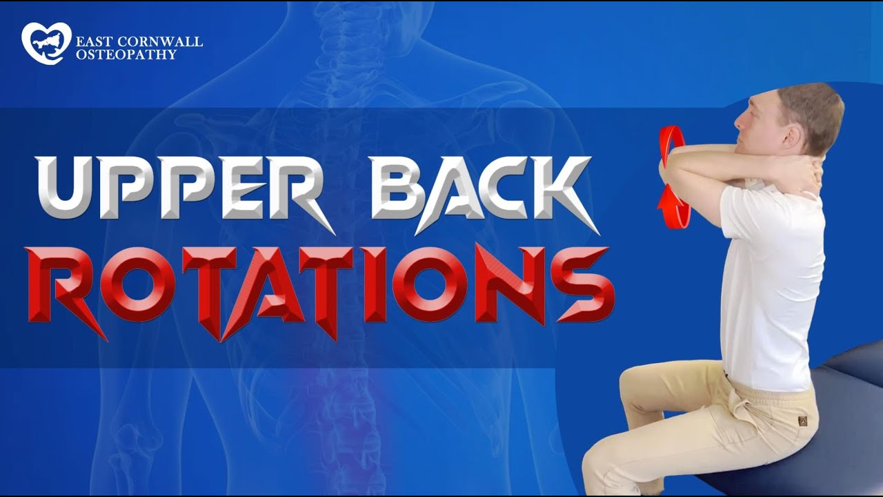 Uper Back Rotations Exercise - YouTube