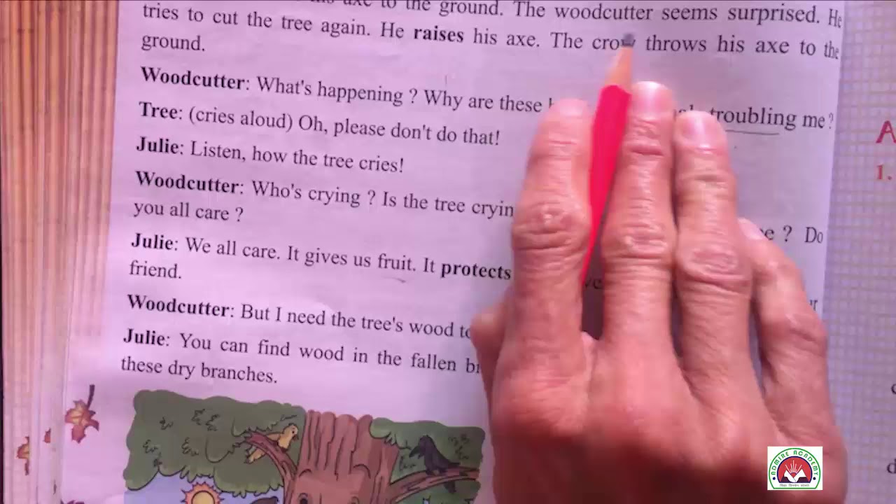 English Class 2nd The Tree and the woodcutter| Admire Academy - YouTube
