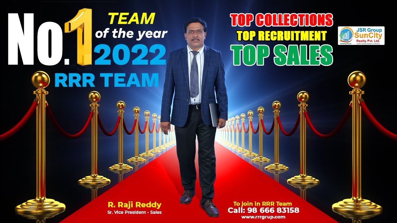 JSR GROUP SUNCITY | No. 1 Team of the year 2022 | RRR Team | RRR GROUP ...