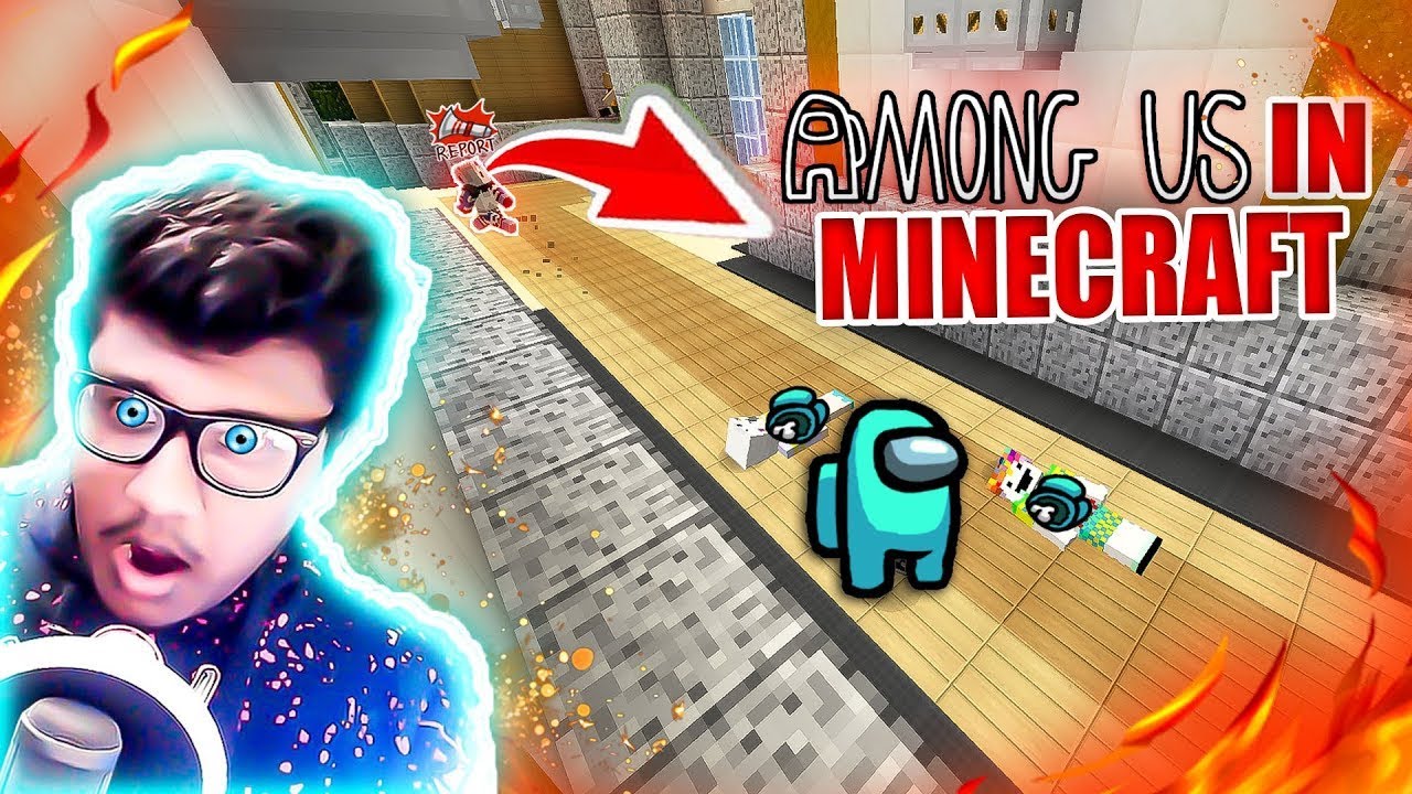 Minecraft| Among Us| impostor has INFINITE RANGE in Minecraft among us ...