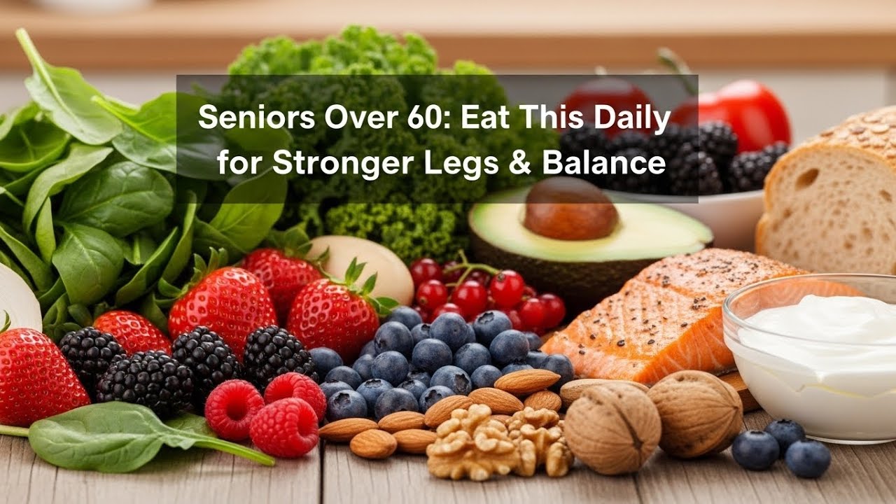 Seniors Over 60: Eat This Daily for Stronger Legs & Balance - YouTube