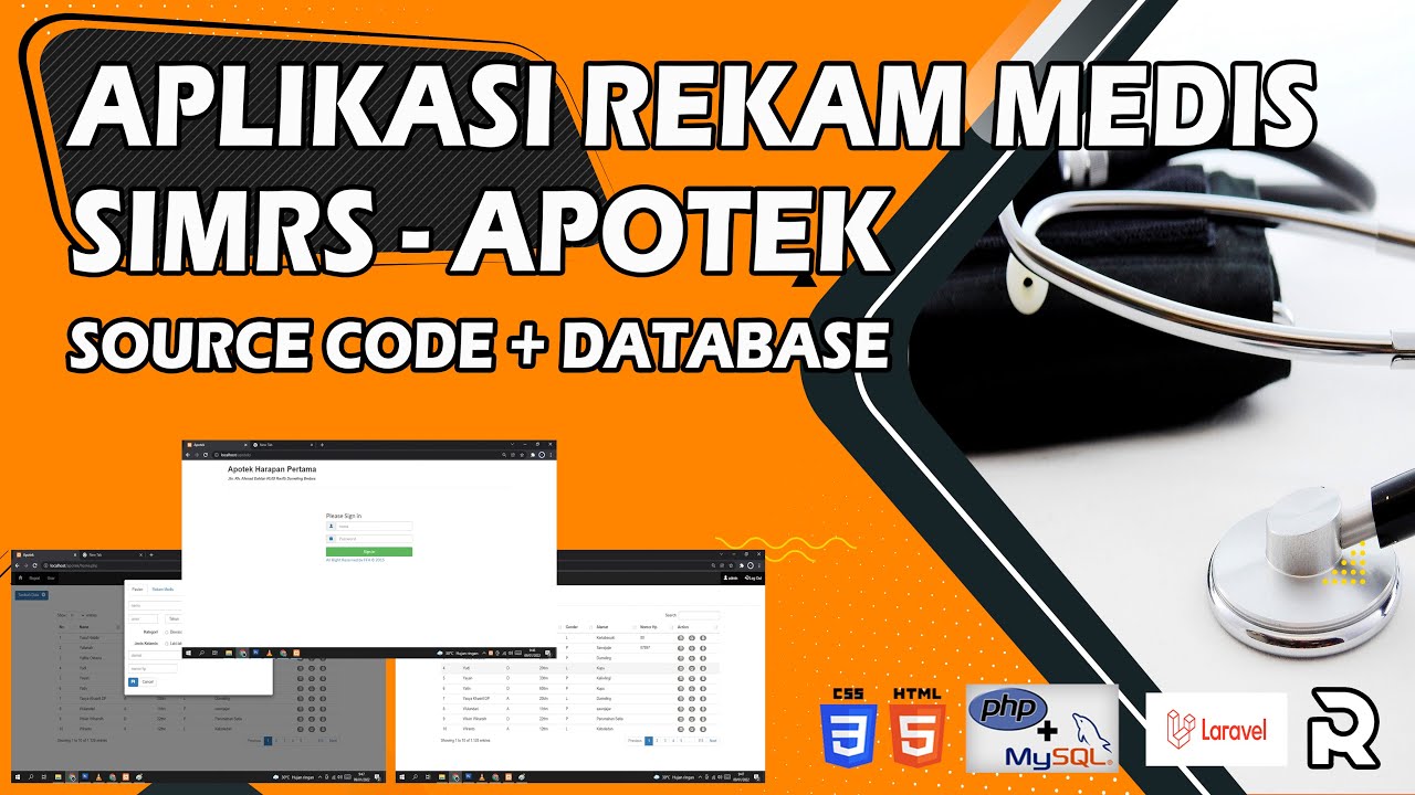 Aplikasi Rekam Medis Apotek Php Mysql Bootstrap Source Code Aplikasi ... Aplikasi Rekam Medis Apotek Php Mysql Bootstrap Source Code Aplikasi ...