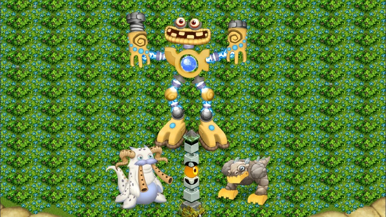 My Singing Monsters - Coloss-eye, Wubbox, G’joob, T-Rox (Quartet) - YouTube