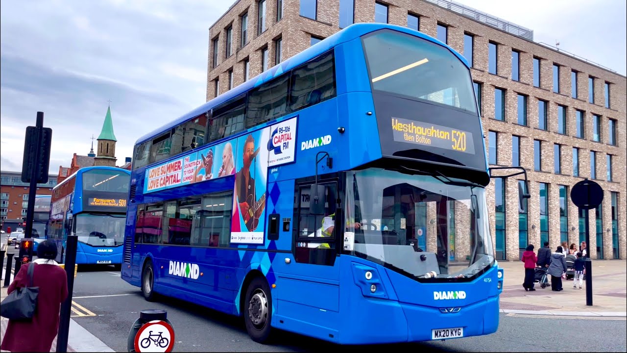 Bolton Buses - Bolton Interchange - Greater Manchester - YouTube