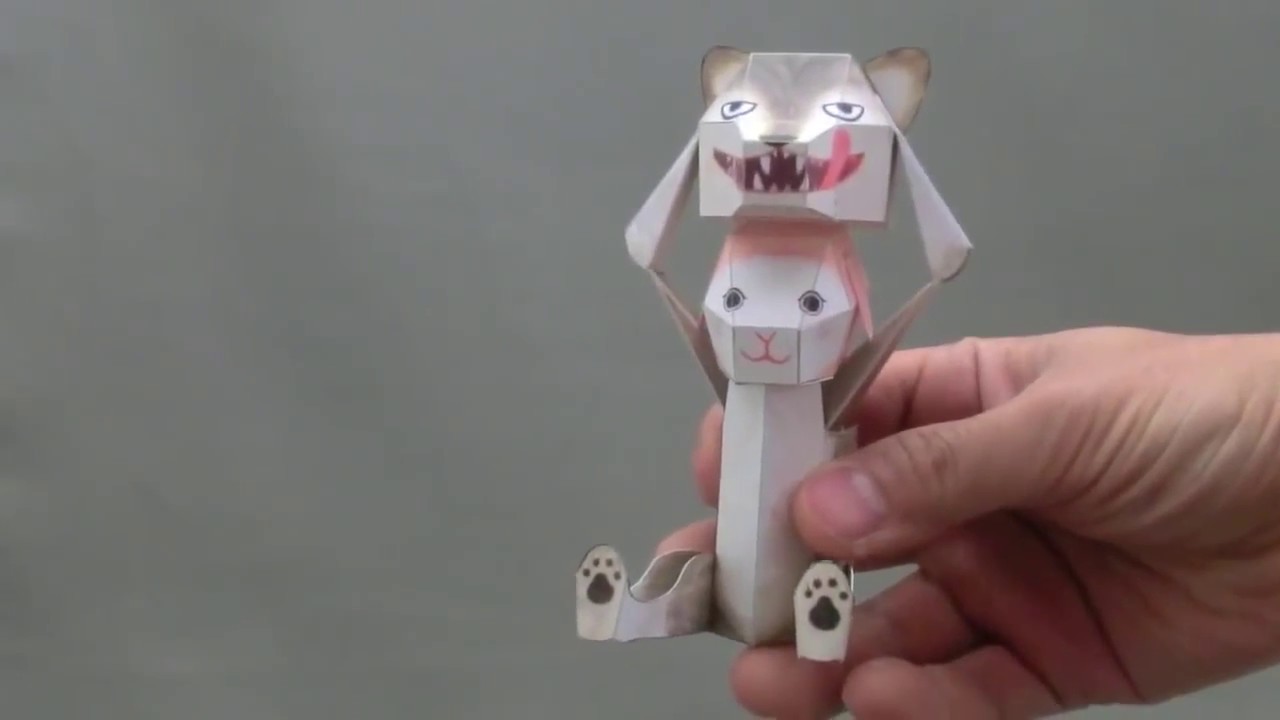 Amazing moving papercraft #2 - YouTube