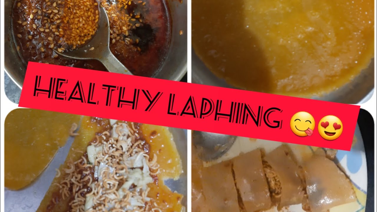 Healthy Tibetan Laphing Recipe: Using wheat Flour(Aata) 😋😍ll Sushmita ...