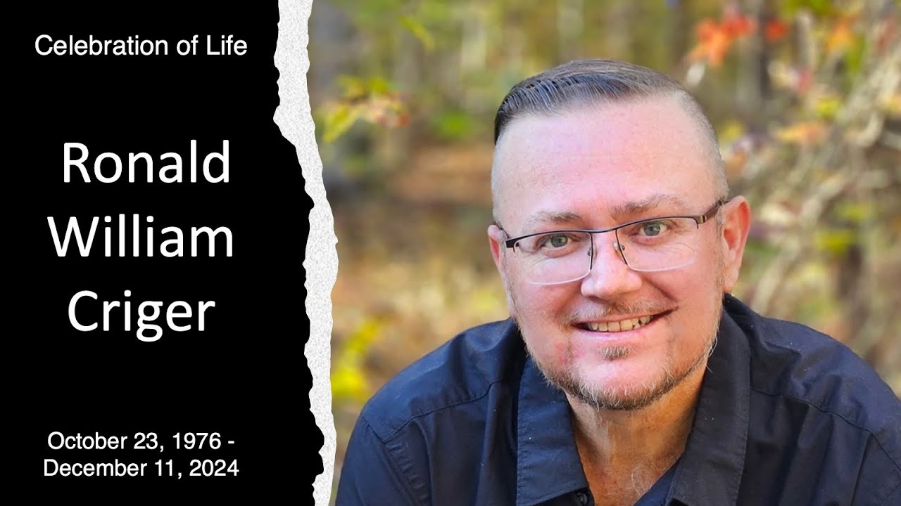 Ronald William Criger Funeral 12 17 24 - YouTube