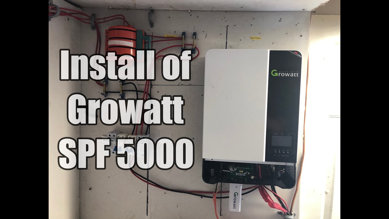 Review of Install Growatt SPF 5000 ES - YouTube