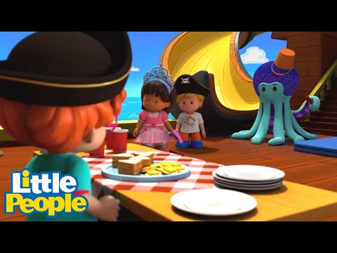 Deniz ürünleri yemek yiyin! Little People - Sevimli Ufaklıklar ⭐️ Eğlenceli Klipler | Çizgi film
