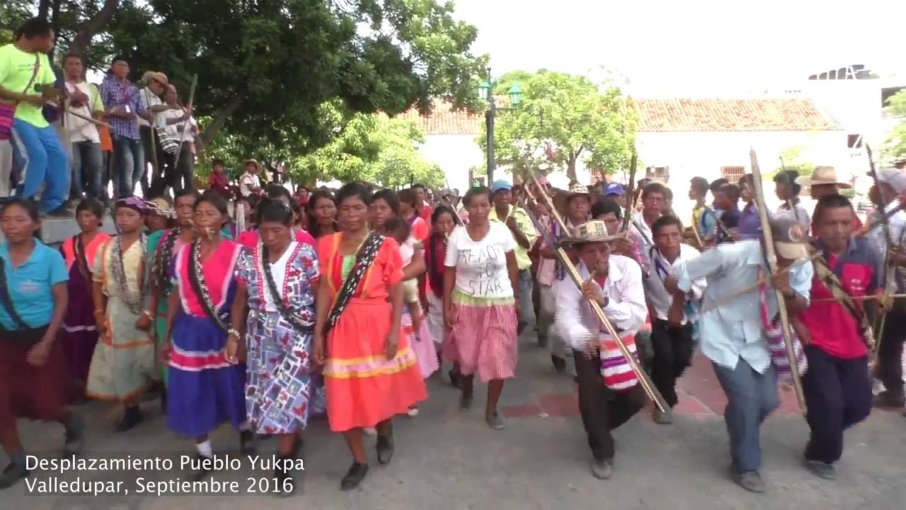 Yupka Desplazamiento in Valledupar, September 2016 - YouTube