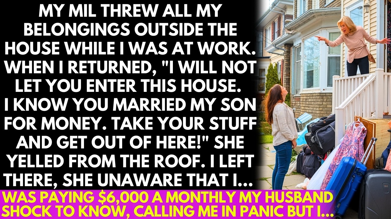 My MIL threw out my stuff outside the house, "You can't enter. Get out ...