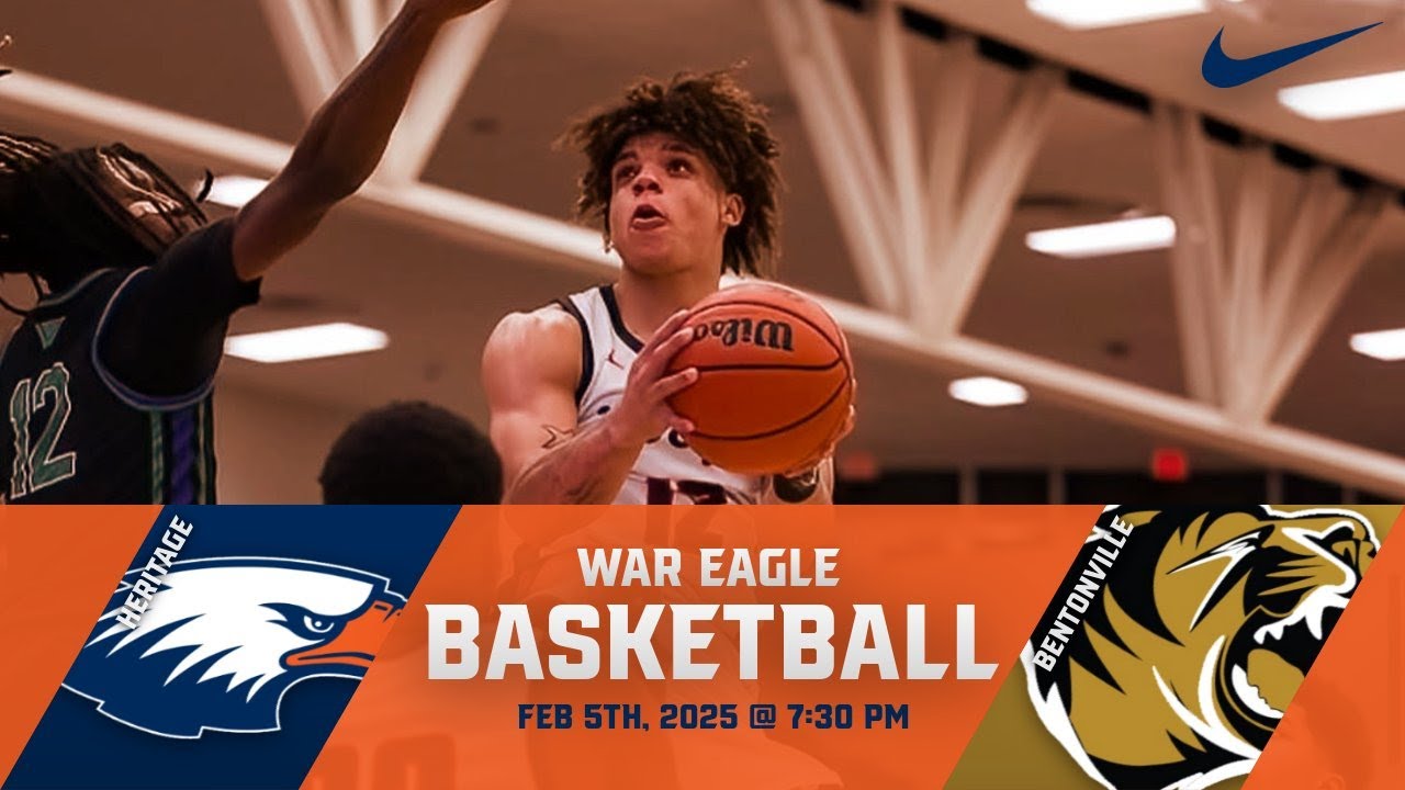 Rogers Heritage War Eagles vs Bentonville Tigers - YouTube