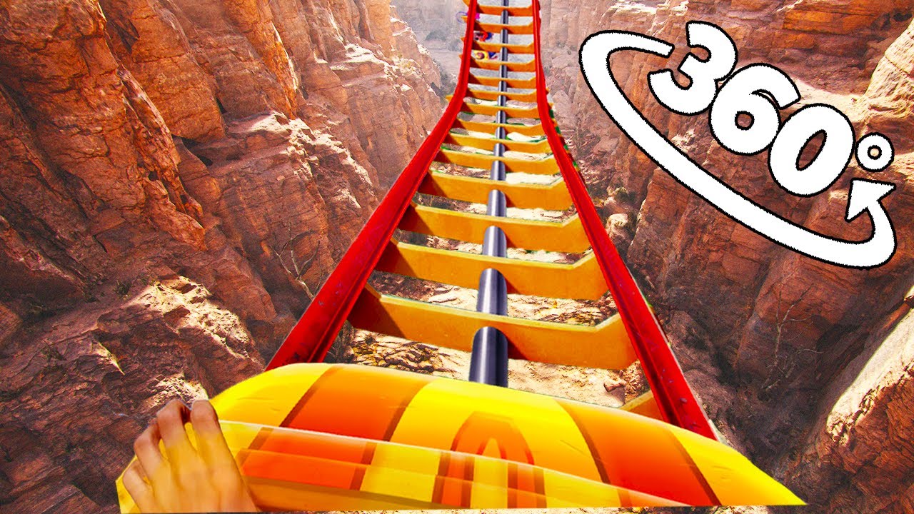 Video 360 | Roller Coasters in the canyon | 4K @Lime360VR - YouTube