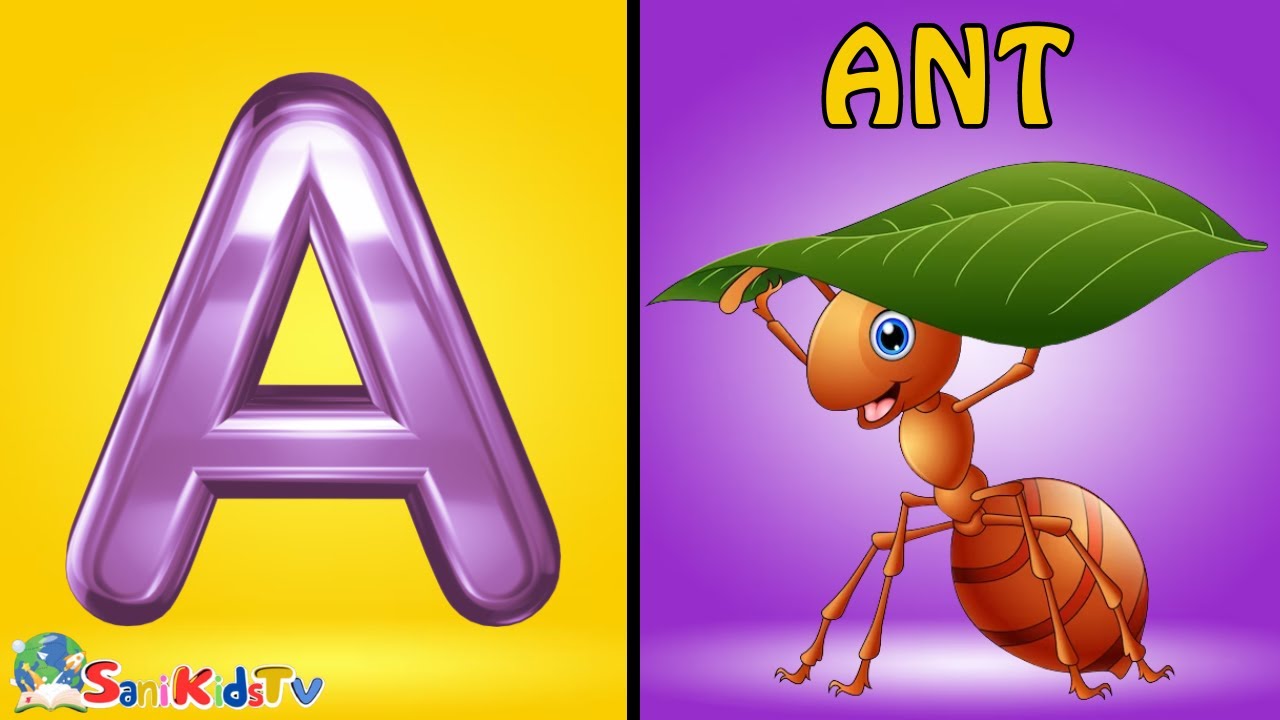 ABC Alphabet Song | A for Ant | Phonics Song with pictures | ABCD ...
