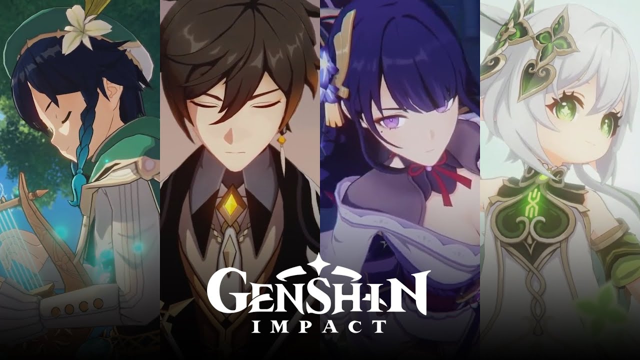 All Archon Character Demo Japanese Version - Genshin Impact - YouTube