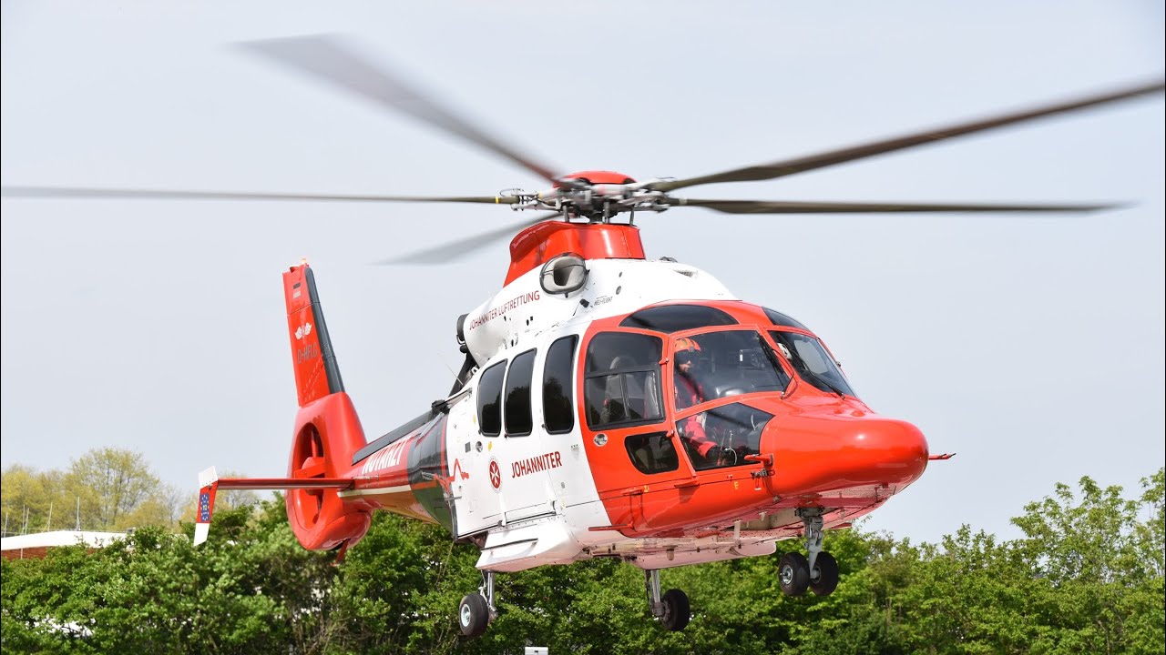 Eurocopter EC155B1 D-HFLG Heli-Flight GmbH Johanniter Luftrettung full ...