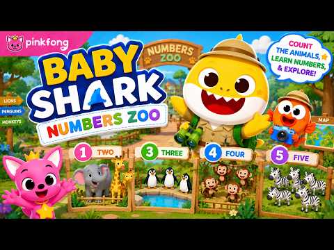 Pinkfong Baby Shark Numbers Zoo - Full Gameplay Learning English Game Fun for Kids (iOS,Android)