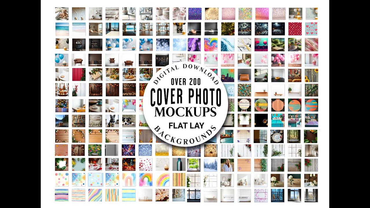 Print on Demand Shop Photo Covers and Mockups Bundle - YouTube