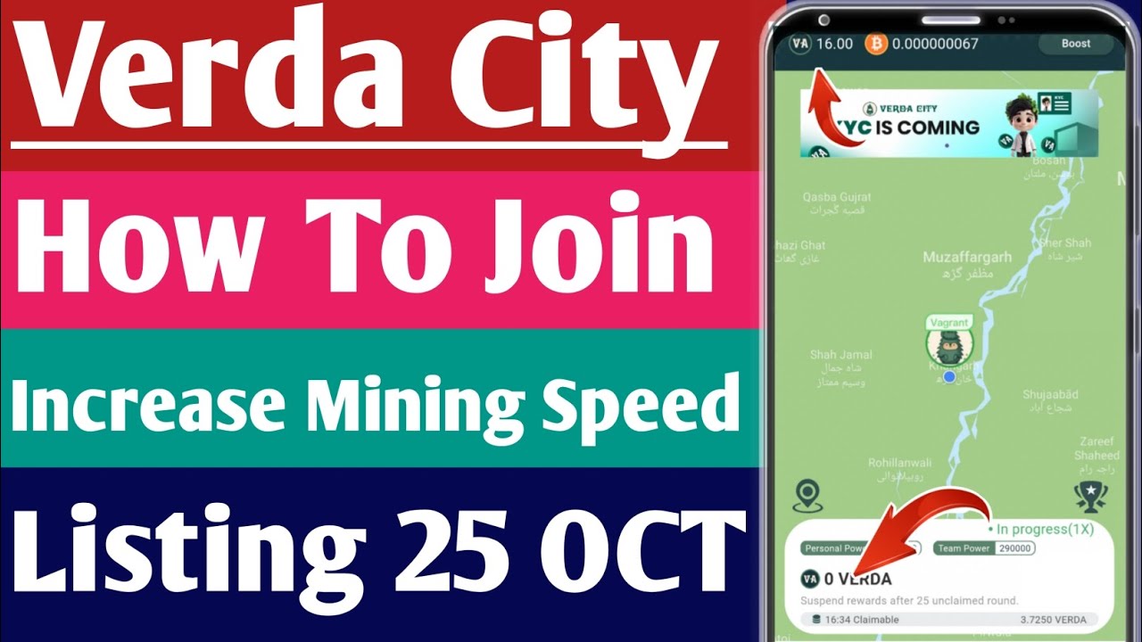 How to Join Verda City || How to earn from verda app || Verda app ...