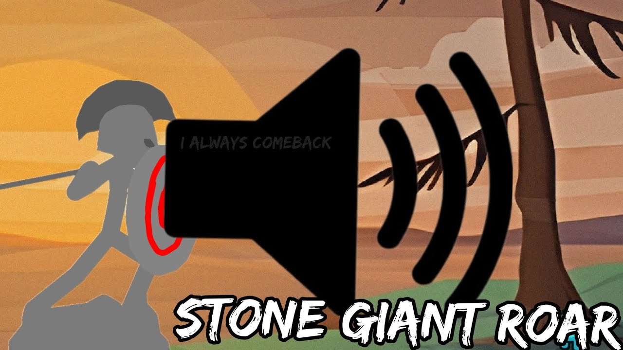 Stone Giant Roar - Stick War Sounds - YouTube