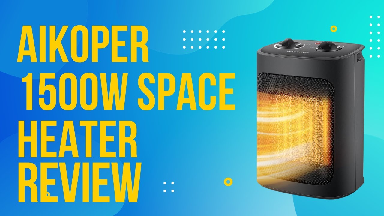 Aikoper 1500W Space Heater Review (Pros & Cons Explained) - YouTube