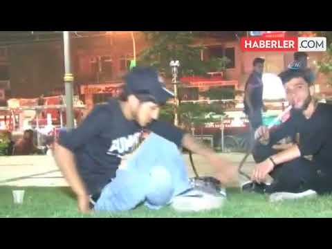 Konya'da kafe yangını! Nargile içerek izlediler