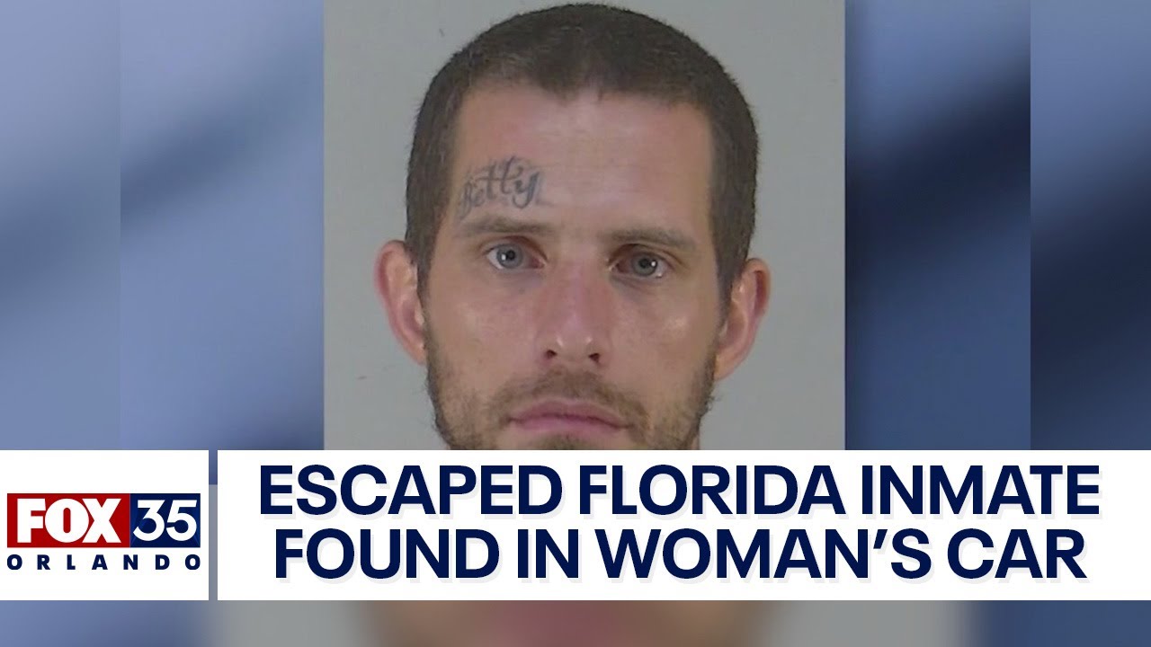Escaped Florida inmate found hiding in woman's car after fleeing from ...