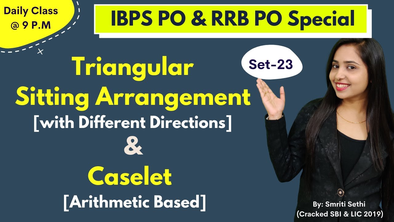 Triangular Sitting Arrangement (Different Directions) & Arithmetic ...
