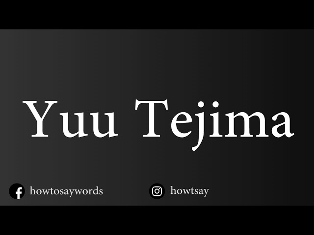 Tejima Yuu