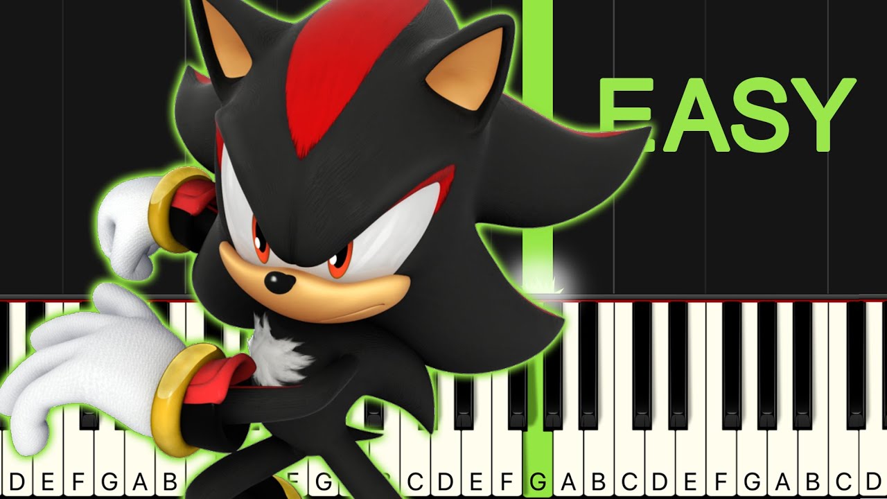 Sonic Hide and Seek Theme Song EASY Piano Tutorial - YouTube