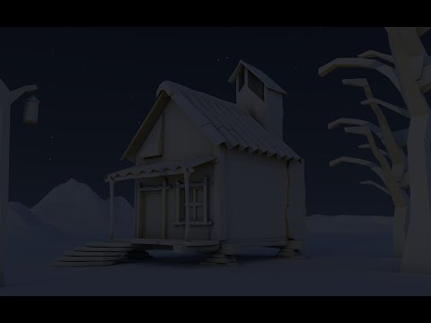 Cinema4d Dağ Evi / Mountain Home 1. Video