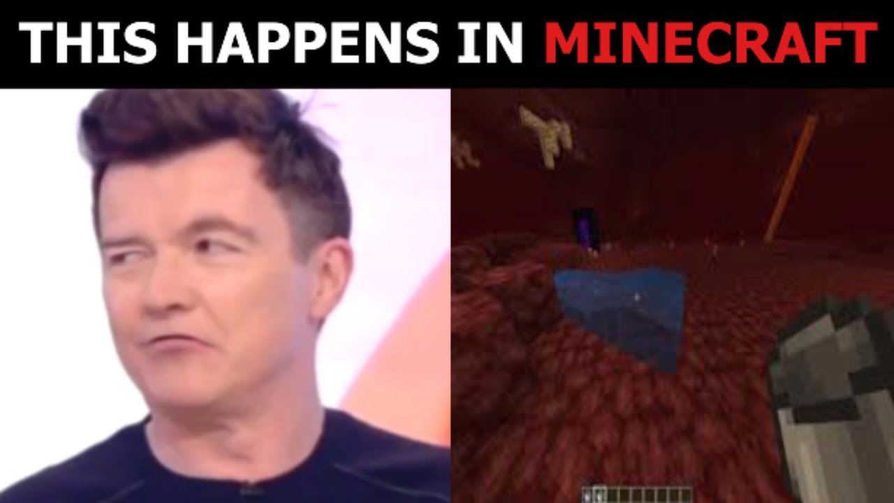 Rick Astley becoming Confused (This happens in Minecraft) - YouTube