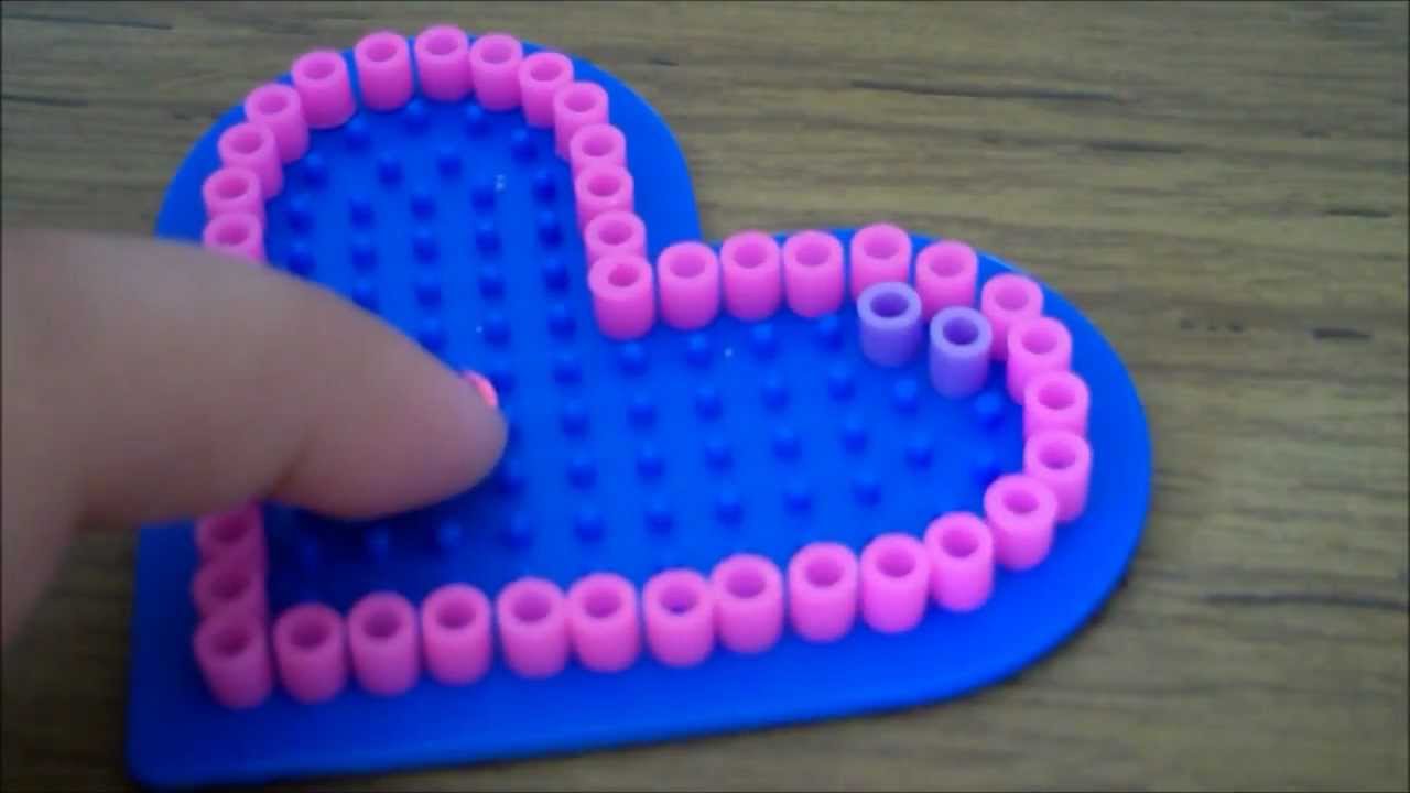 Making Pyssla Bead Creations! (Sped Up) - YouTube